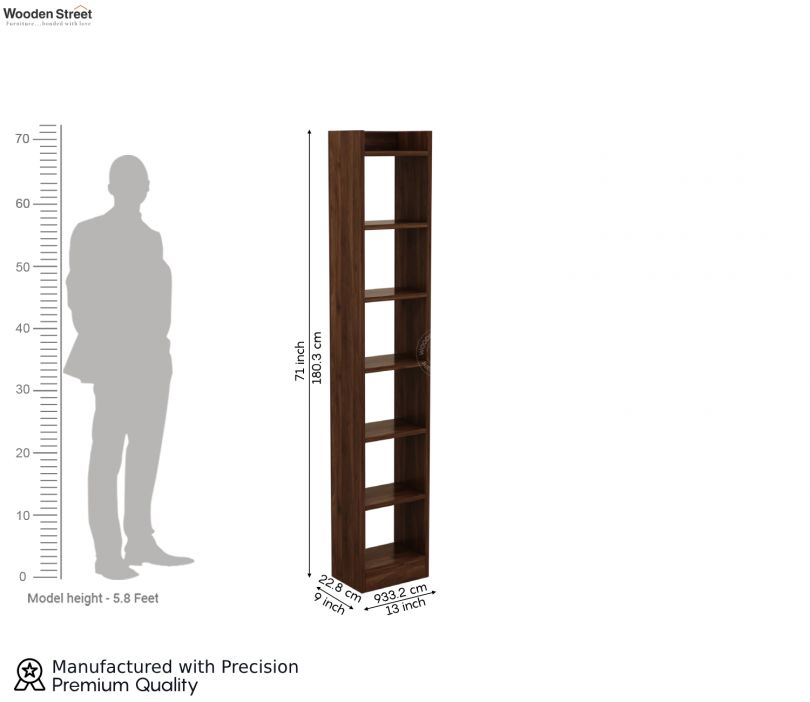 Buy Granger Engineered Wood Book Shelf With Open Storage (Columbian ...