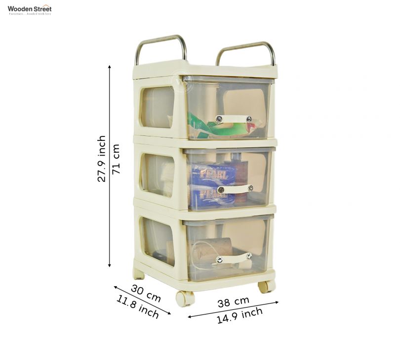 Buy Multinest 3-Tier Multipurpose Storage Rack @40% OFF Online | Wooden ...