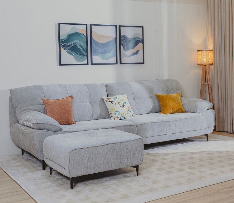 L Sofa Design: 100+ L Shape Sofa Design For Living Room Online | Wooden ...