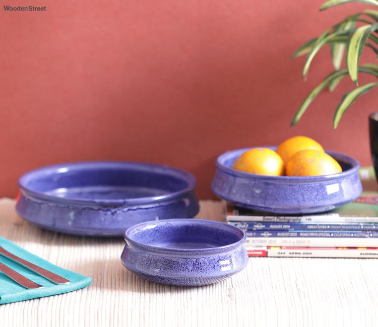 Buy Salad Bowls Online India | Wooden Salad Bowl Sets