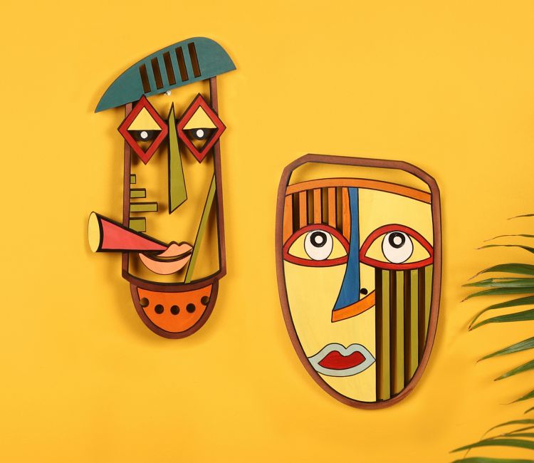 Buy Decorative Face Wall Mask Online at 70% OFF | Wooden Street