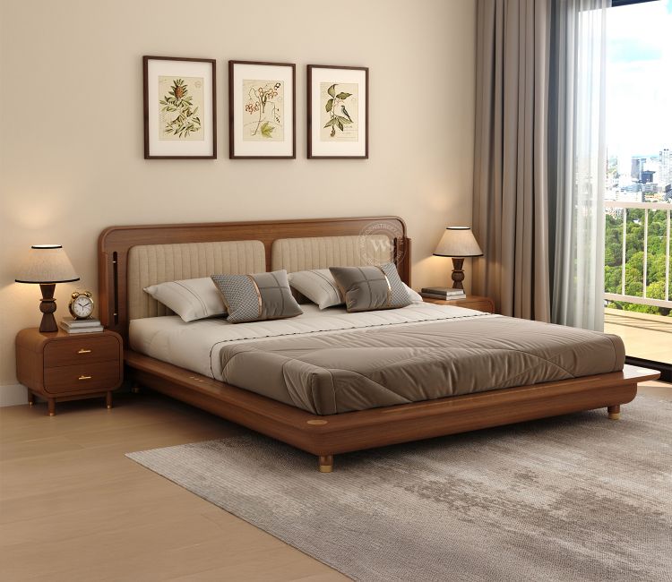 39 Simple Wooden Bed Design In India