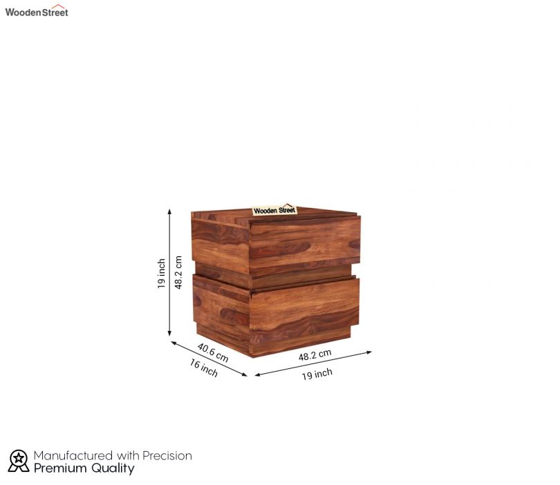 Buy Florian Sheesham Wood Chest of 2 Drawers (Honey Finish) @40% OFF ...