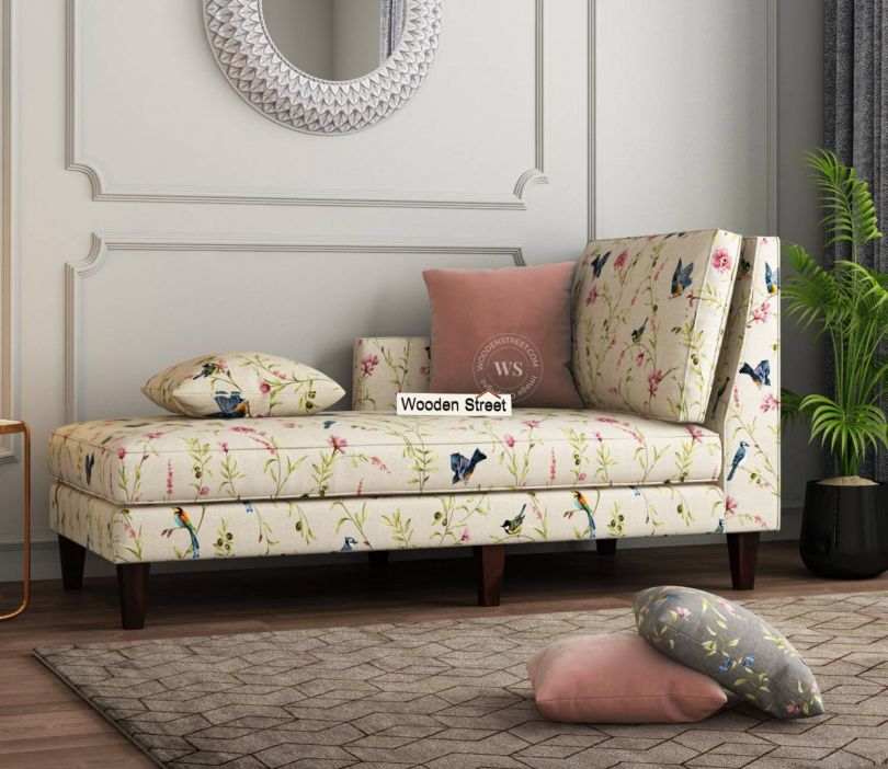 Buy Bracus Chaise Lounge (Cotton, Cream Robins) @65% OFF Online ...
