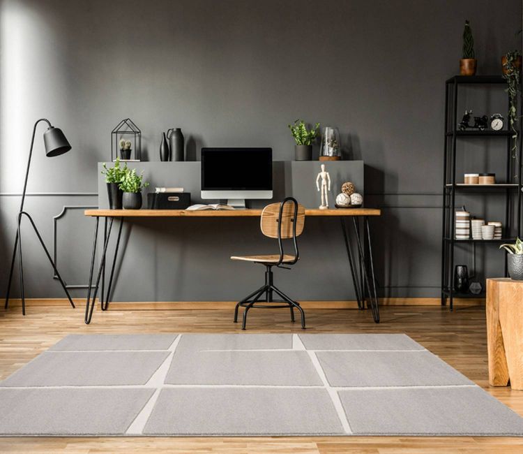 Buy Shuffle Modern Design Floor Rug (Grey) @0% OFF Online | Wooden Street