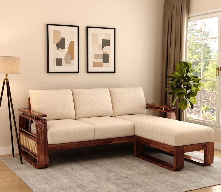L Shape Sofa @Upto 50% Off [120+ L shaped Designs] | Wooden Street