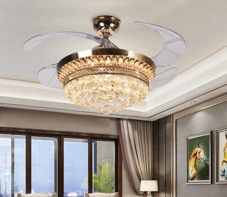 Buy Chandelier Ceiling Fan Online Upto 55% Off from Woodenstreet