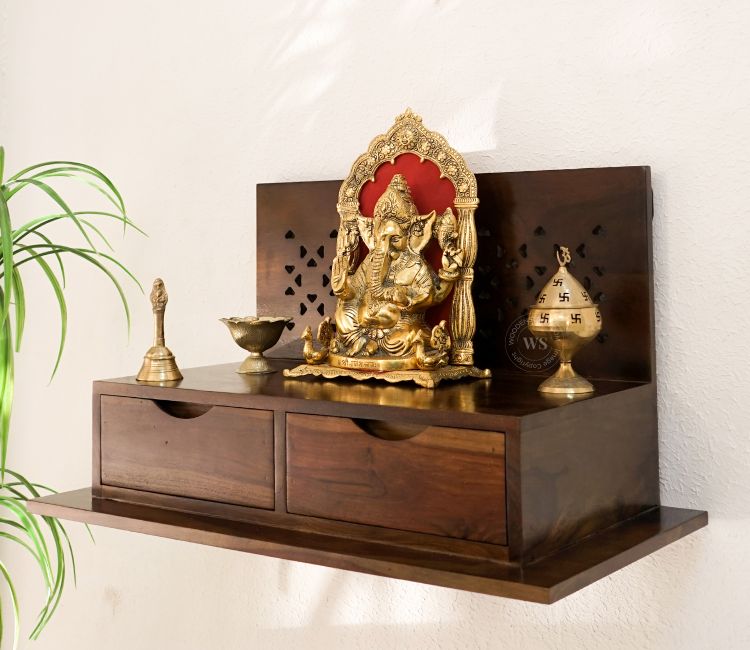 Buy Solid Wood Temples Online at Best Price | Wooden Street