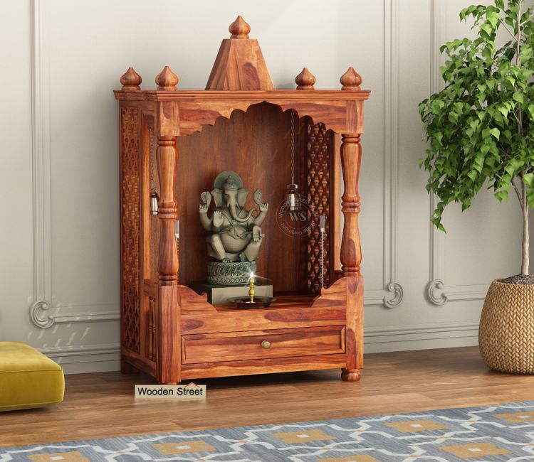 Buy Solid Wood Temples Online at Best Price | Wooden Street