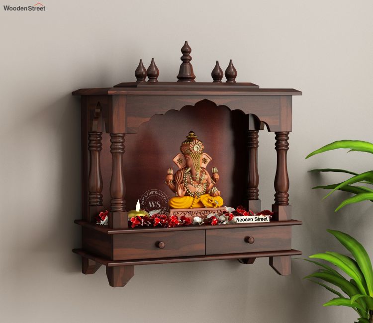 Buy Solid Wood Temples Online at Best Price | Wooden Street