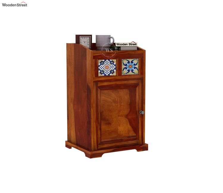 Buy Boho Sheesham Wood Side Side Table (Honey Finish) at 40% OFF Online ...