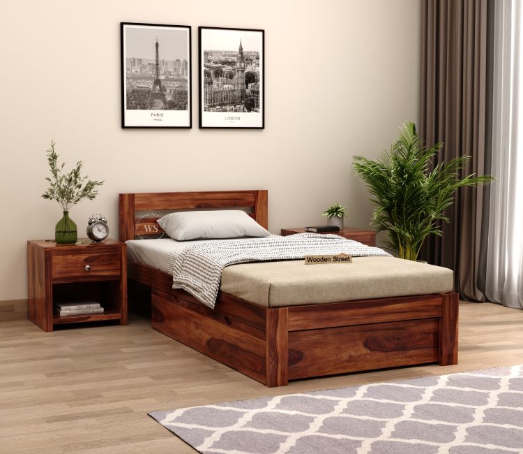 Single Bed Design Online [70+ Latest & Modern Designs 2025]