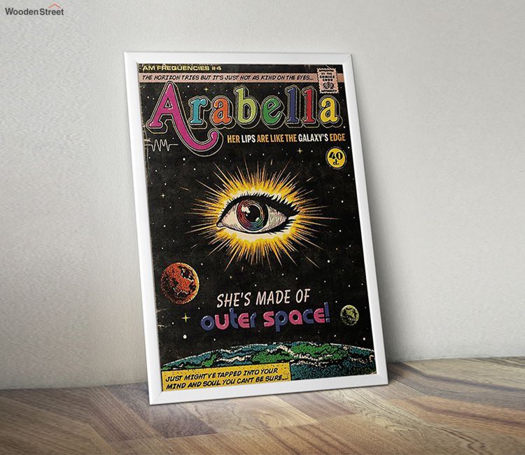 Buy Black Arctic Monkey Arabella A3 Poster with Frame @20% OFF Online ...